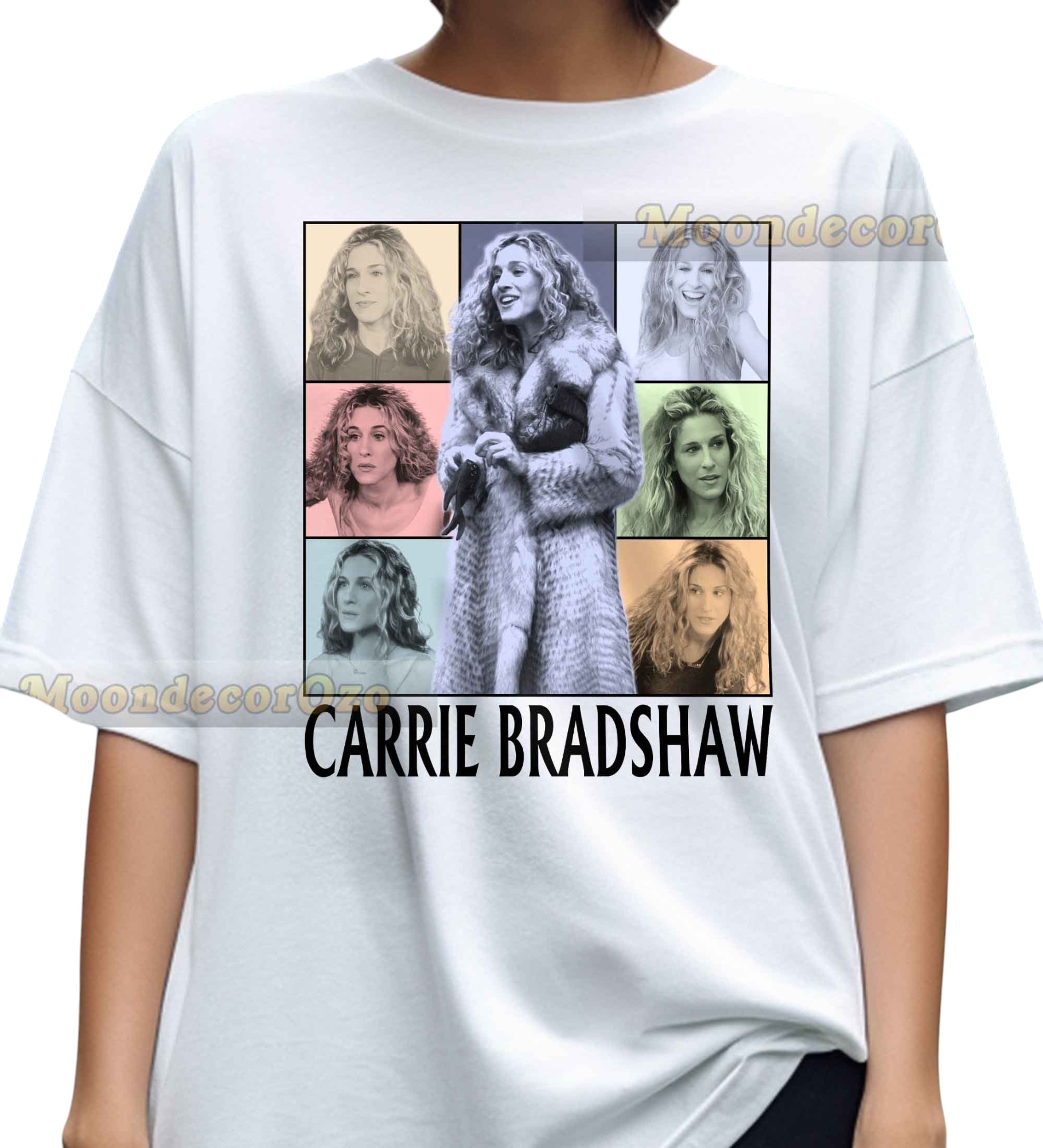 Carrie Bradshaw Mutil Style TShirt, Movie Character, Gifts for her ...