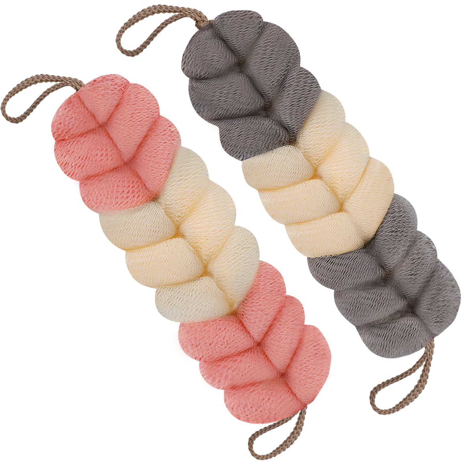 Carrie Joe Bath Loofah Sponge Soft Mesh Shower Puff Body Brushes with ...