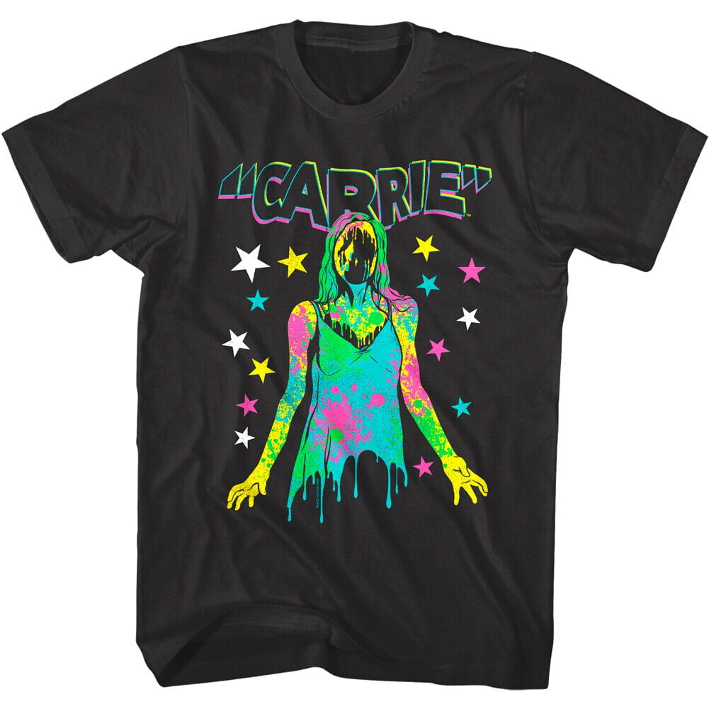 Carrie Stars Paint Splatter Men's T Shirt Horror Movie Merch Possessed ...