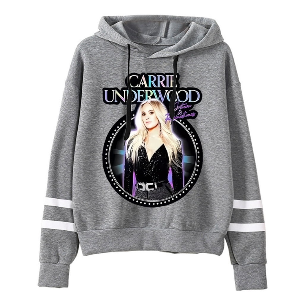 Carrie Underwood Merch Hoodie Unisex Retro Fashion Classic Long Sleeve ...