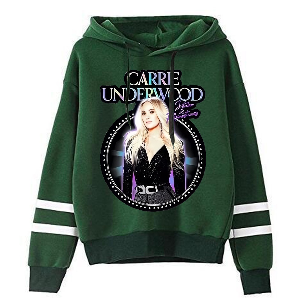 Carrie Underwood Merch Hoodie Unisex Retro Fashion Classic Long Sleeve ...
