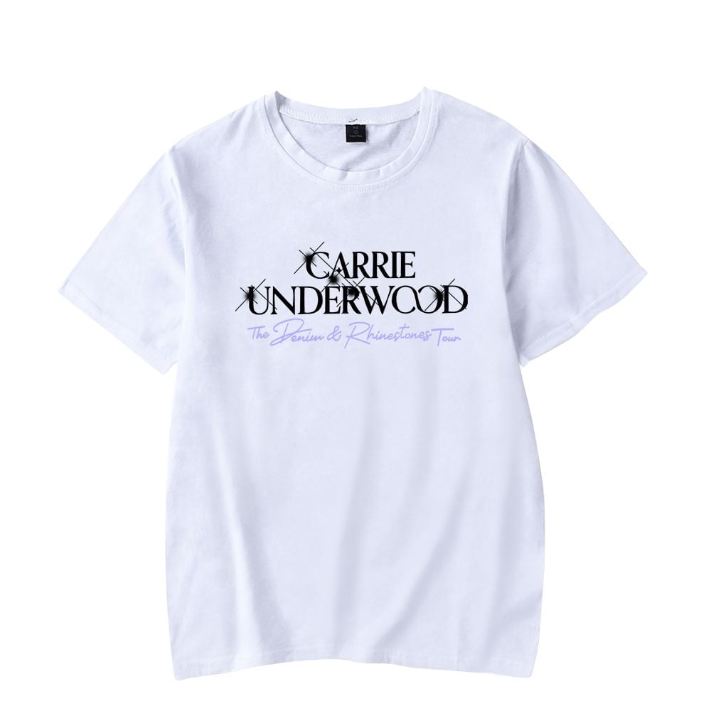 Carrie Underwood Merch T-shirt Classic Logo Short Sleeve Men And Women ...