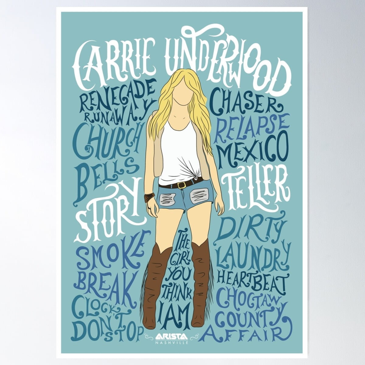 Carrie Underwood - Storyteller Poster Wall Art, Modern Wall Decor For ...