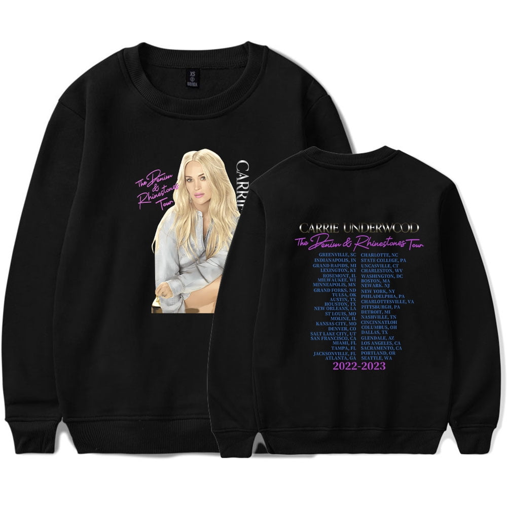 Carrie Underwood plus size pullover long sleeved Singer Tour concert ...
