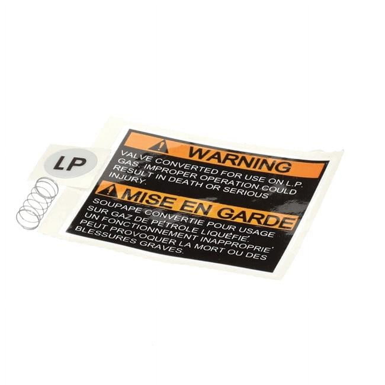 Carrier EF39ZW023 Genuine OEM Label - Natural Gas to Liquid Propane - Walmart.com