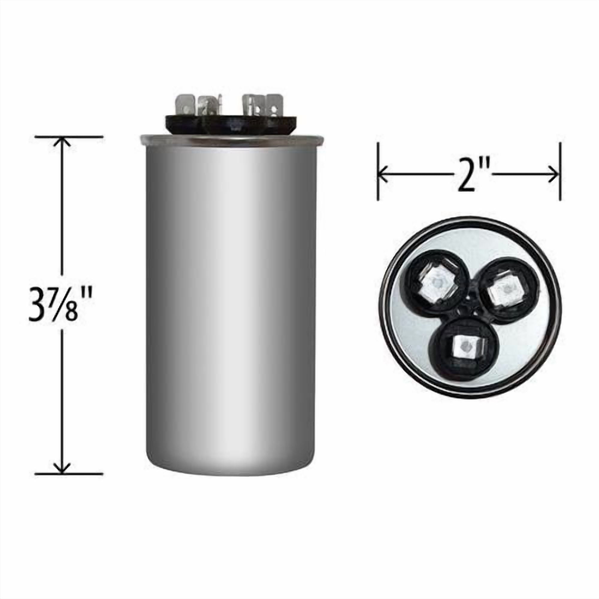 Carrier P291-3074R - 30 + 7.5 uF MFD x 440 VAC BMI Replacement Dual ...