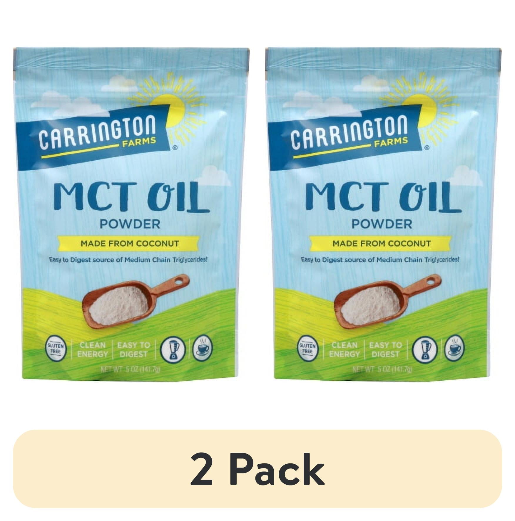 (2 pack) Carrington Farms MCT Oil Powder - Walmart.com