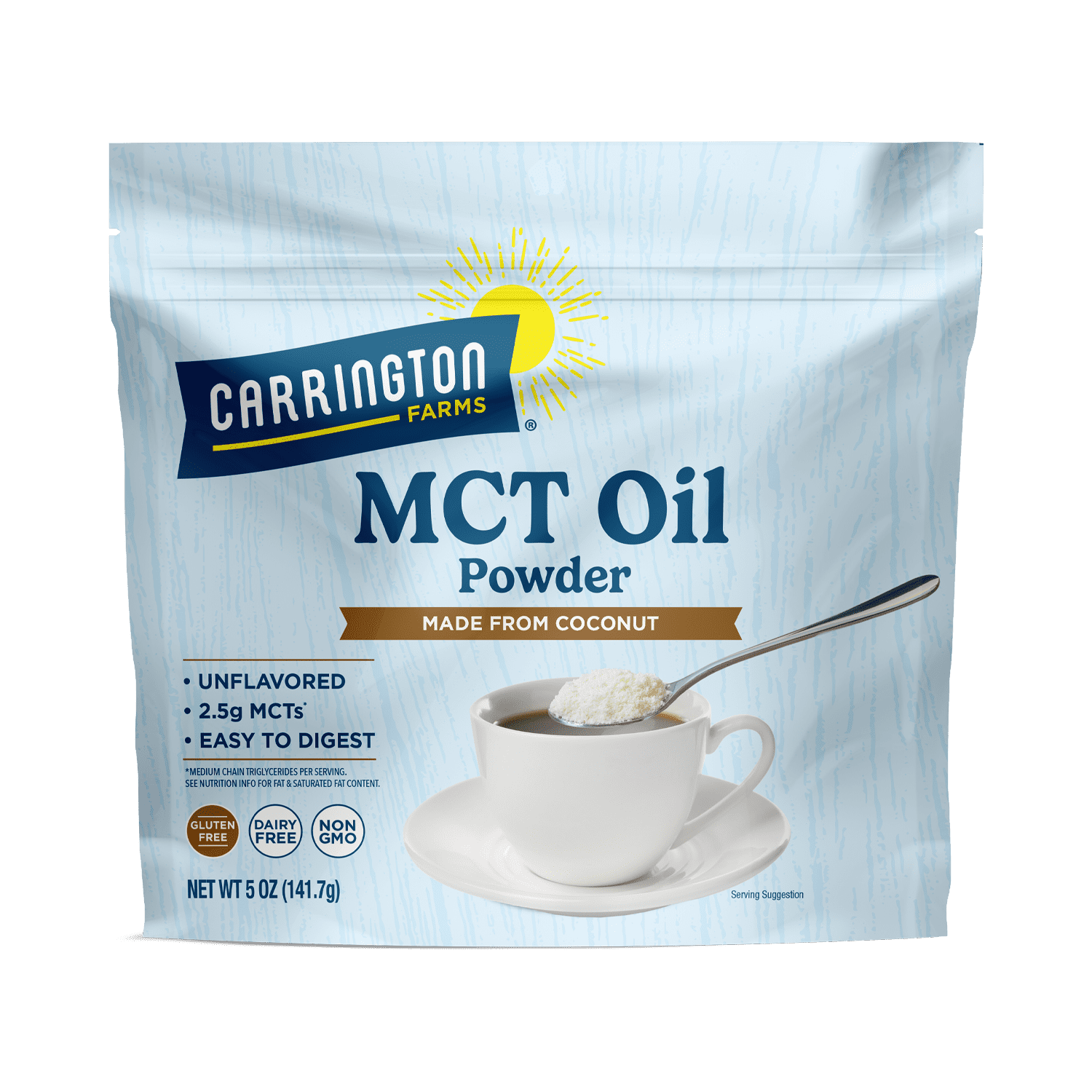 Carrington Farms MCT Oil Powder, 5oz - Walmart.com