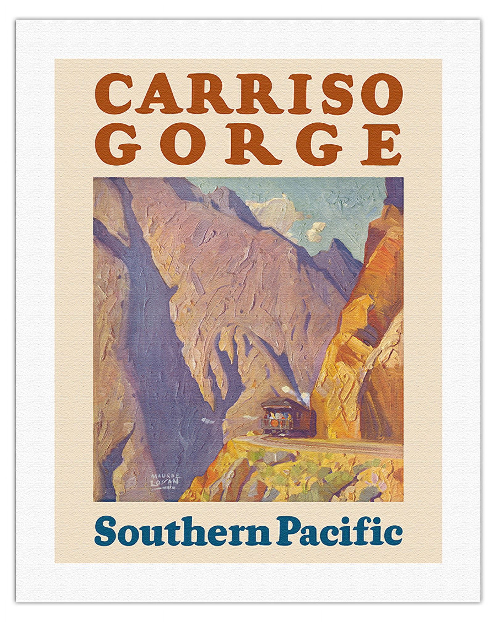 Carriso (Carrizo) Gorge California - Southern Pacific Railroad ...