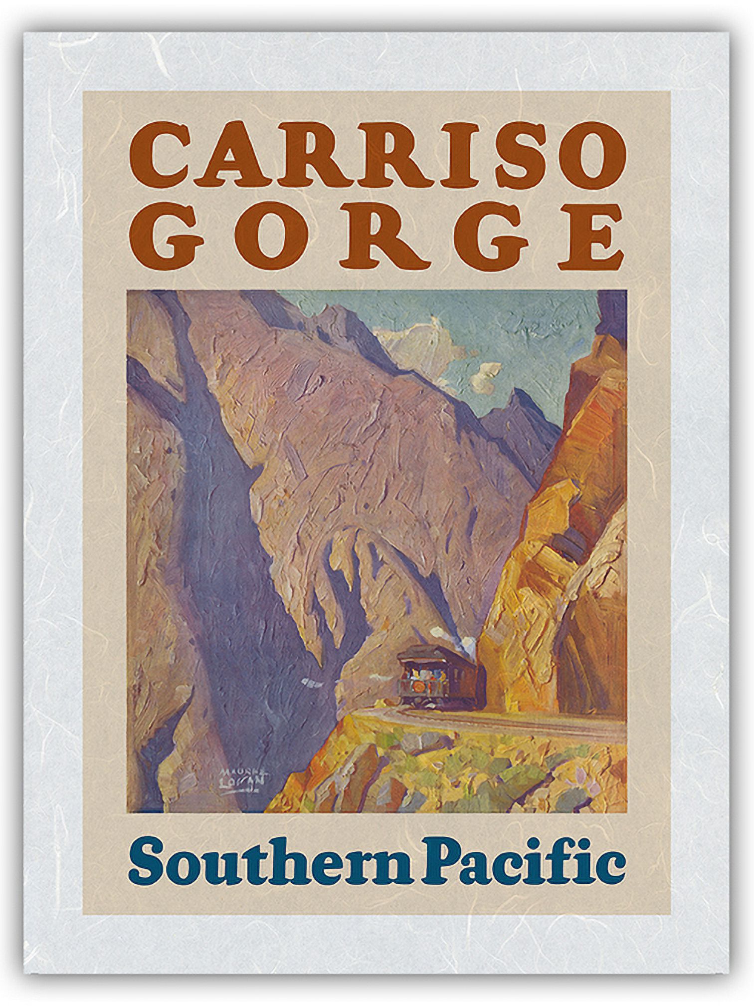 Carriso (Carrizo) Gorge California - Southern Pacific Railroad ...
