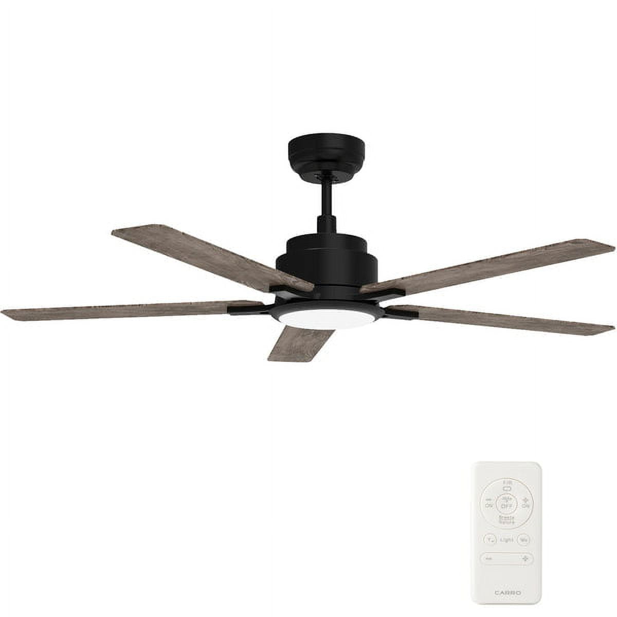 Espear 52'' Smart Ceiling Fan with Remote, Light Kit Included，Works ...