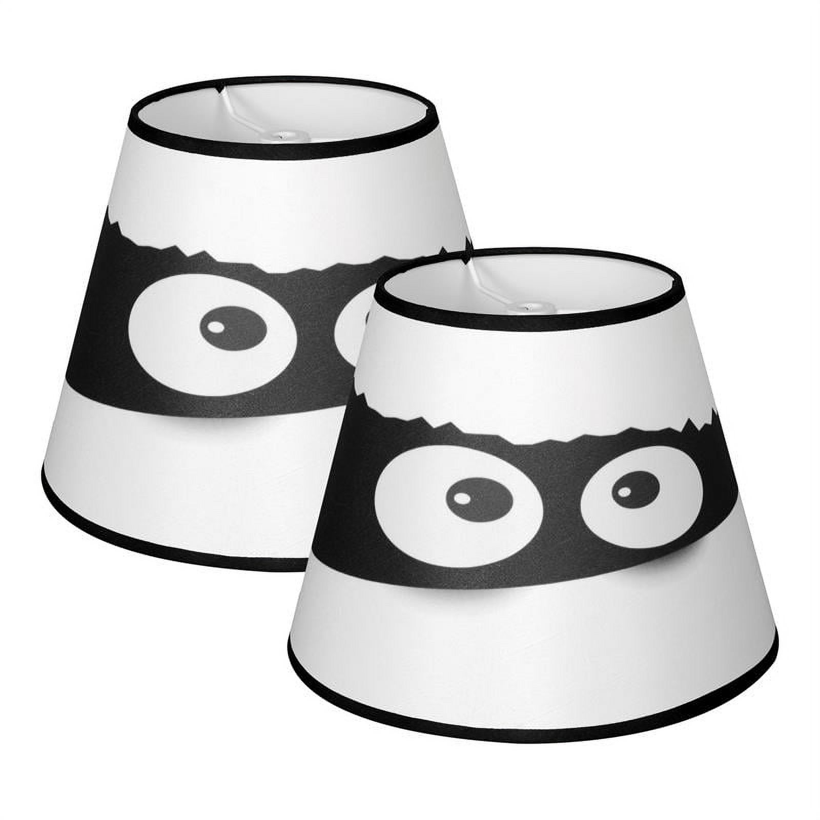 Carro Home Halloween 10" Lamp Shade in White - Oogly Googly Eyes (Set ...