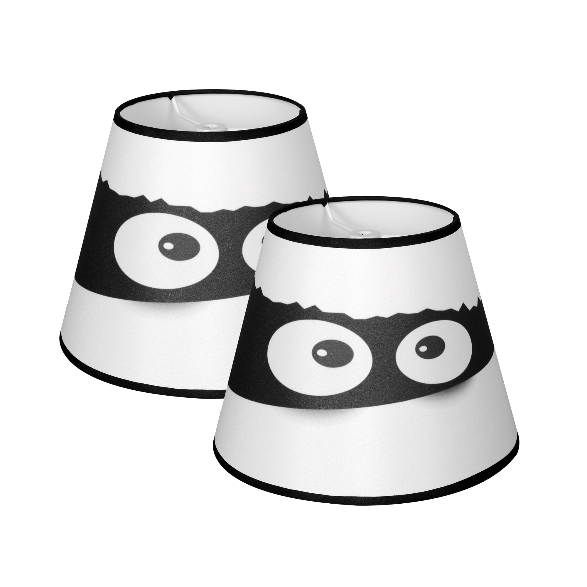 Carro Home Halloween 10" Lamp Shade in White - Oogly Googly Eyes (Set ...