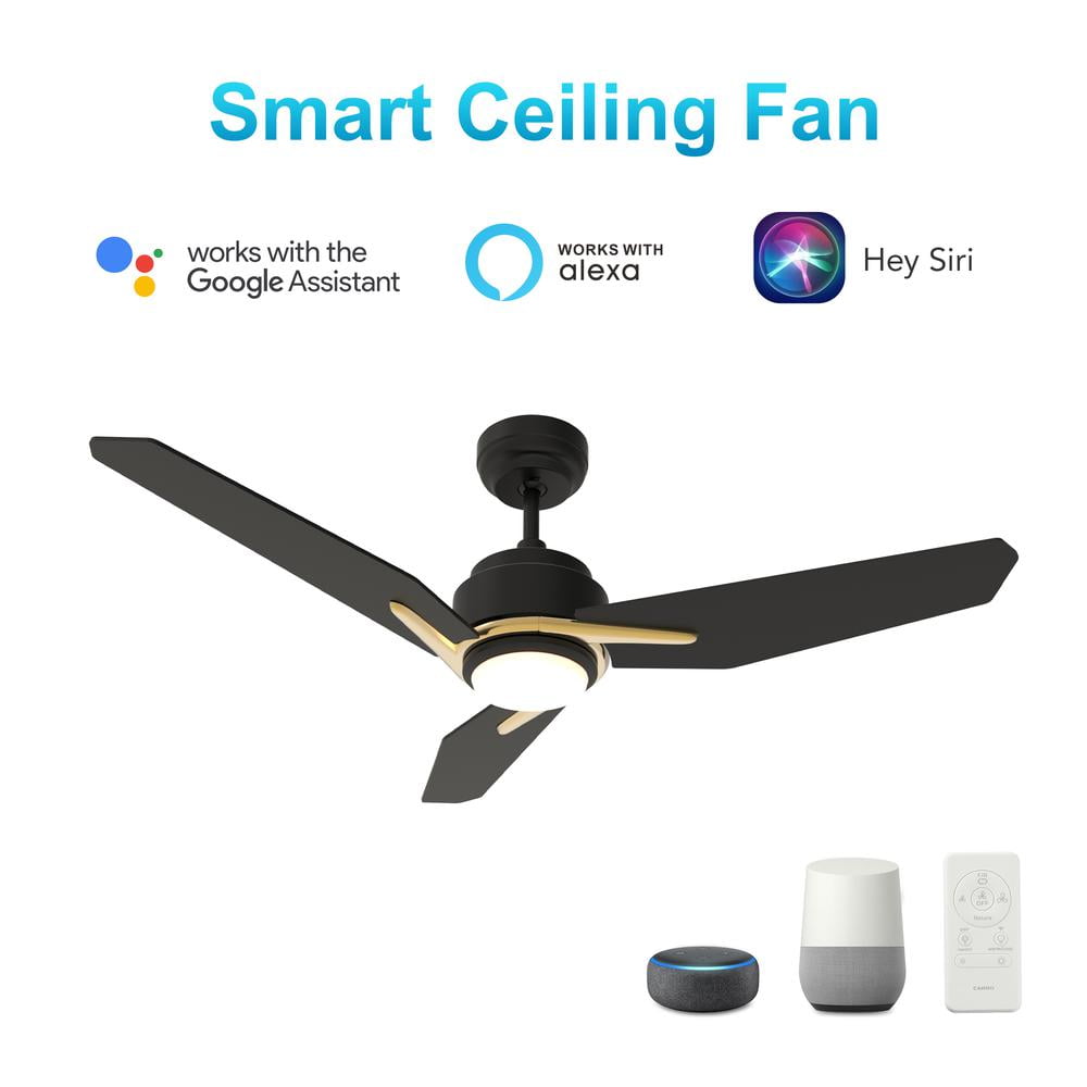 Carro Tracer 52-inch Smart Ceiling Fan with Remote, Light Kit Included ...