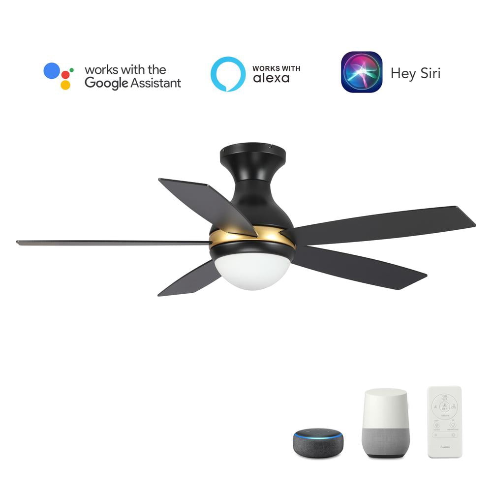Carro Twister 52'' Smart Ceiling Fan with Remote, Light Kit Included ...