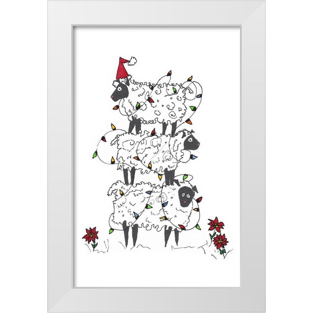 Carroccio, Lisa 17x24 White Modern Wood Framed Museum Art Print Titled ...
