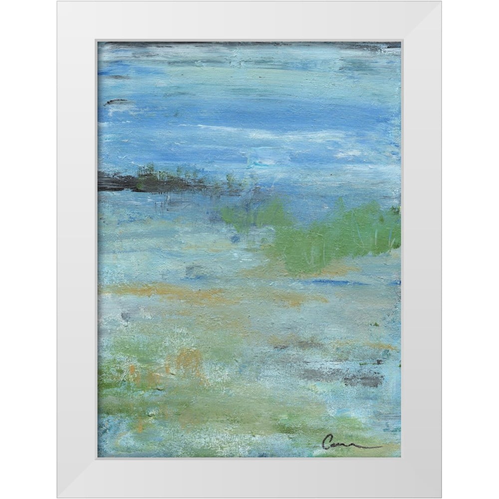 Carroccio, Lisa 19x24 White Modern Wood Framed Museum Art Print Titled ...
