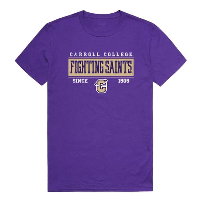 Carroll College Saints College Established T-Shirt, Purple - Extra ...
