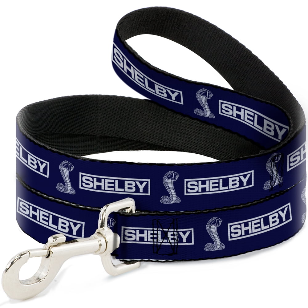 Carroll Shelby Pet Leash, Dog Leash, Shelby Box Logo and Super Snake ...