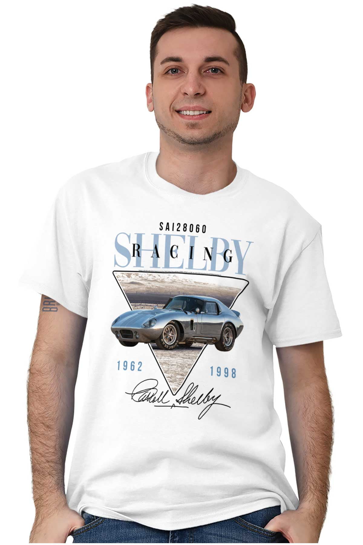 Carroll Shelby Racing Muscle Car Men's Graphic T Shirt Tees Brisco ...