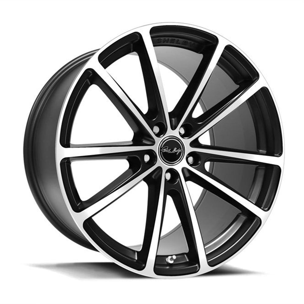 Carroll Shelby CS10 Wheels - 20x9.5in, 37mm Offset, Black Machined ...