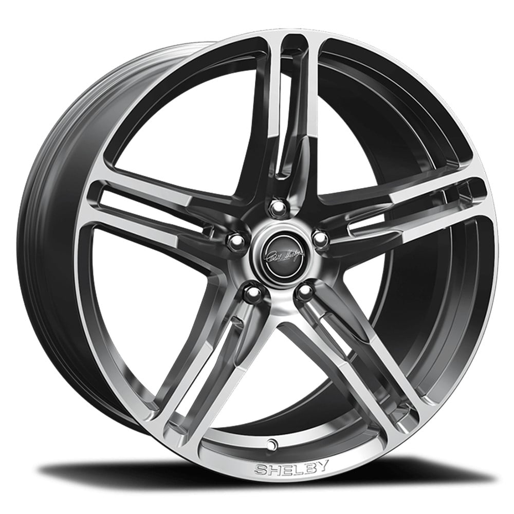 Carroll Shelby Wheels CS14 - 20 x 9.5 - 40mm Offset - Chrome Powder ...