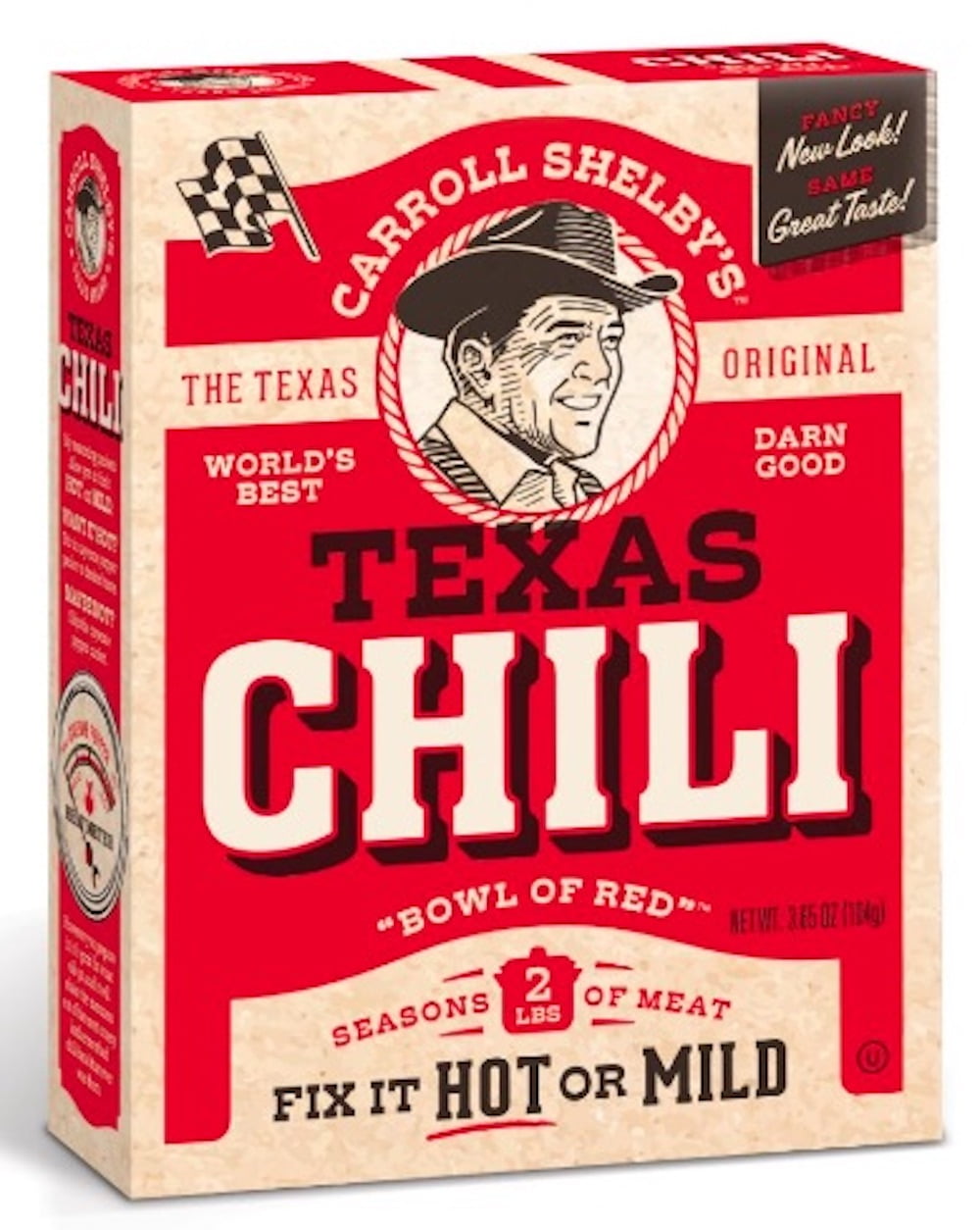 Carroll Shelby's Texas Chili Seasoning Kit 3.65 oz Pack of 4 for Meat ...