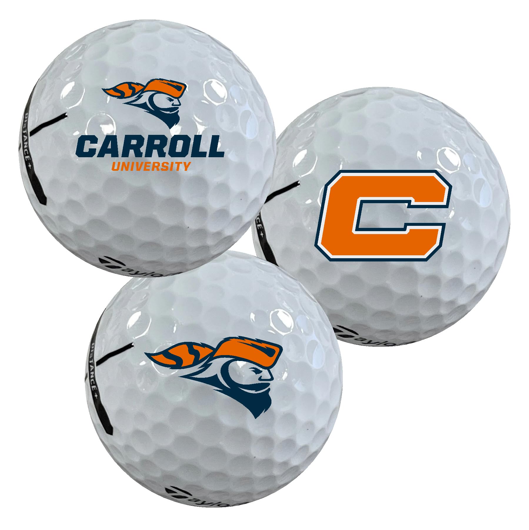 Carroll University Pioneers Logo Edition Taylormade Distance+ Golf ...