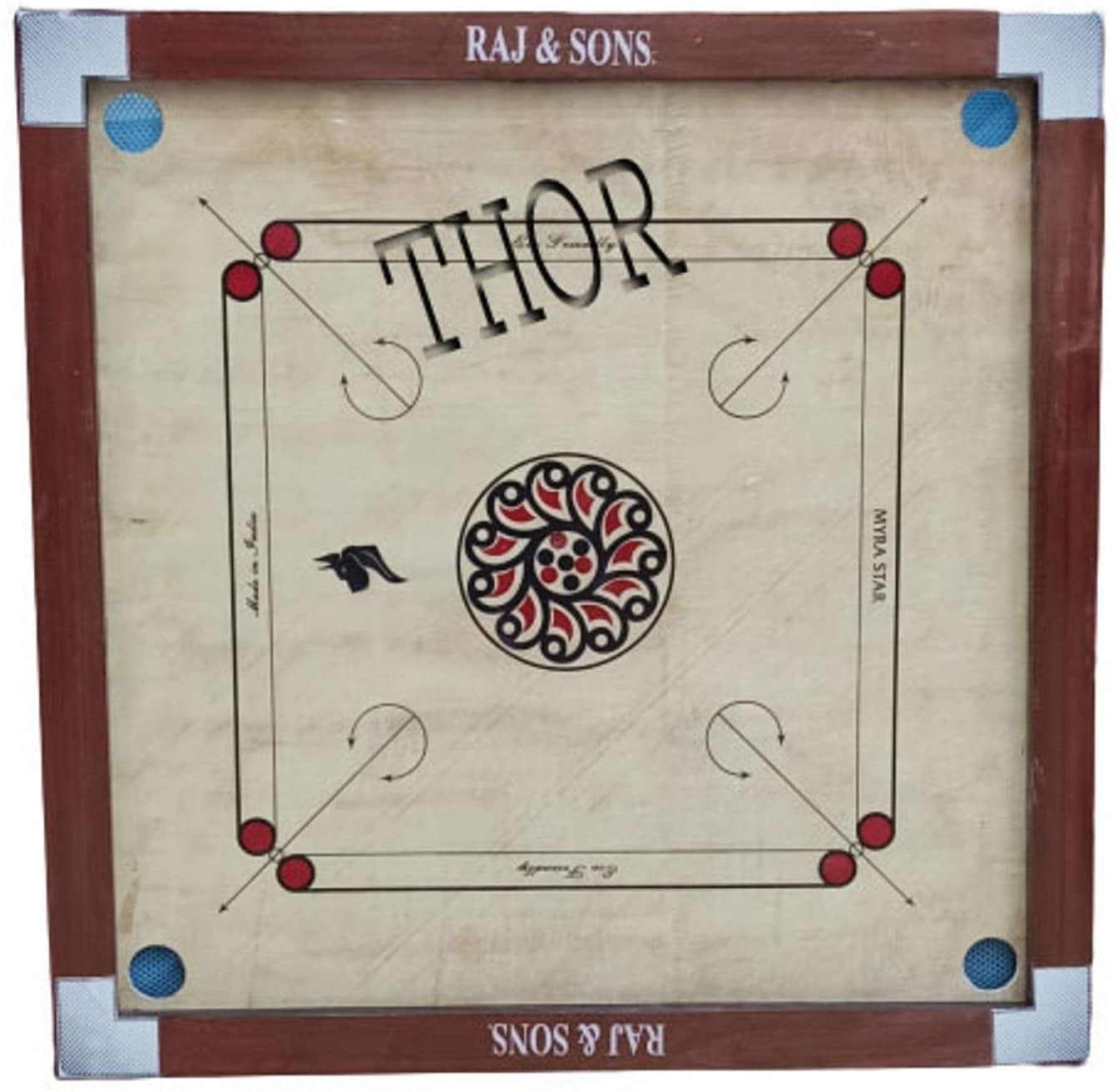 Carrom Board Game Tournament Ply Wood with Coin & Striker International ...