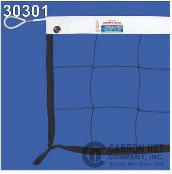 Carron Hercules Volleyball Net, 32' X 3', 24 Nylon, 1/4" Steel Cable ...