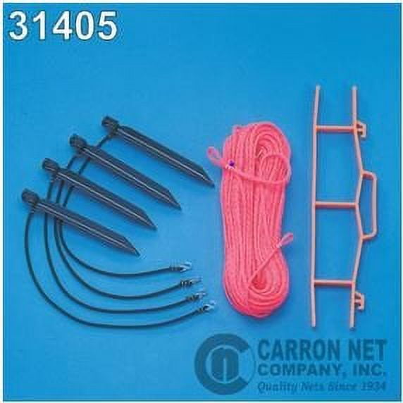 Carron Volleyball Court Boundary Markers - Orange 1/4" Braided ...