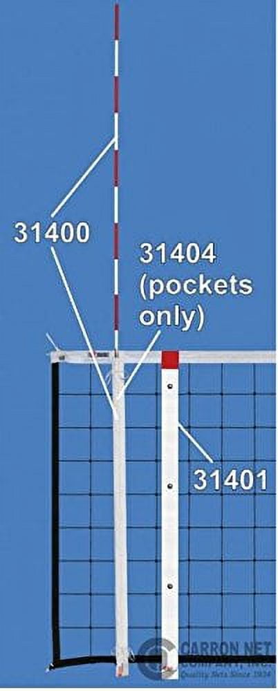 Carron Volleyball Net Herculite Marking Tape - White Vinyl Tape with ...