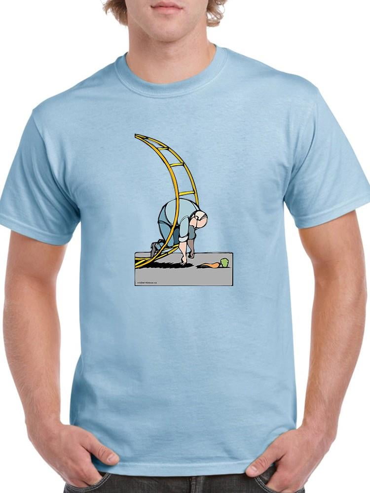 Carrot And Wheel Motivation T-Shirt Men -Wilfred Hildonen Designs, Male ...