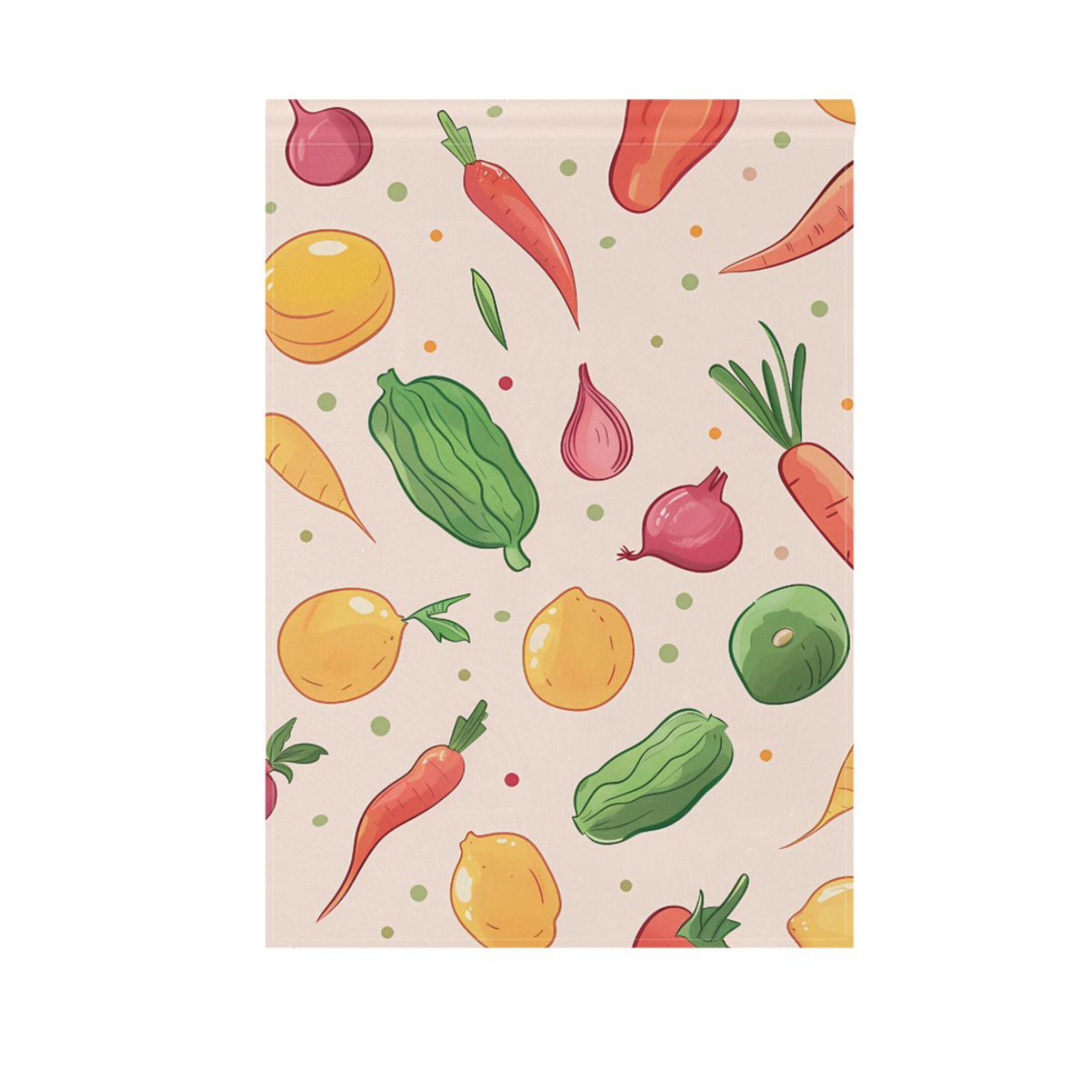 Carrot Beet Onion Garden Flag 28X40 Double Sided Yard Flags for Outside ...