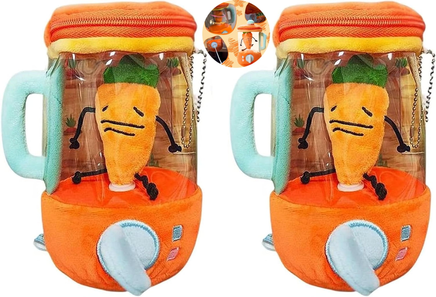 Carrot Blender Plush, Carrot Blender Toy, Carrot Juicer Plush Toy ...