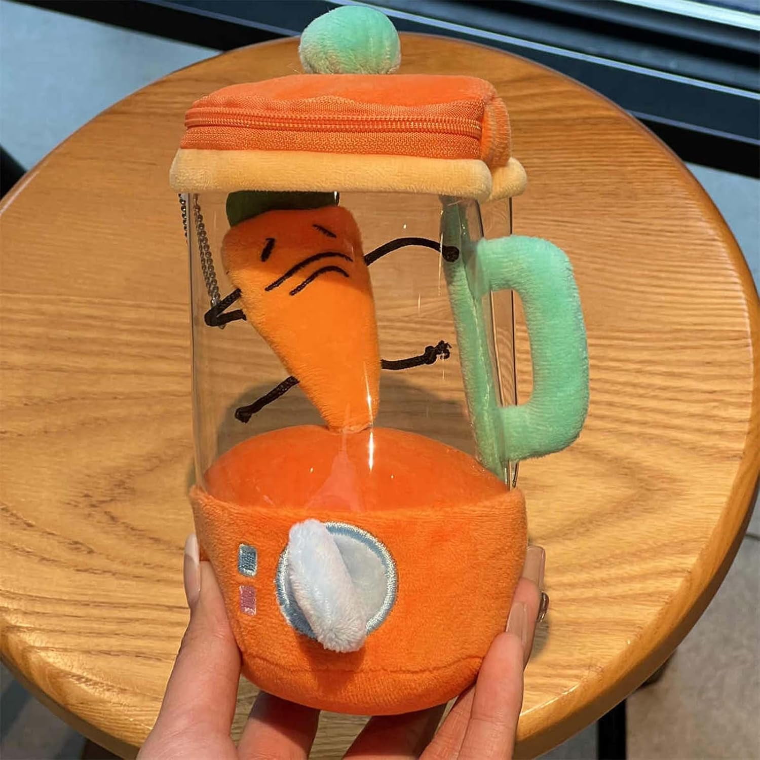 Carrot Blender Plush, Juice Blender Plush Toy, Cute Carrot Juicer Toy ...