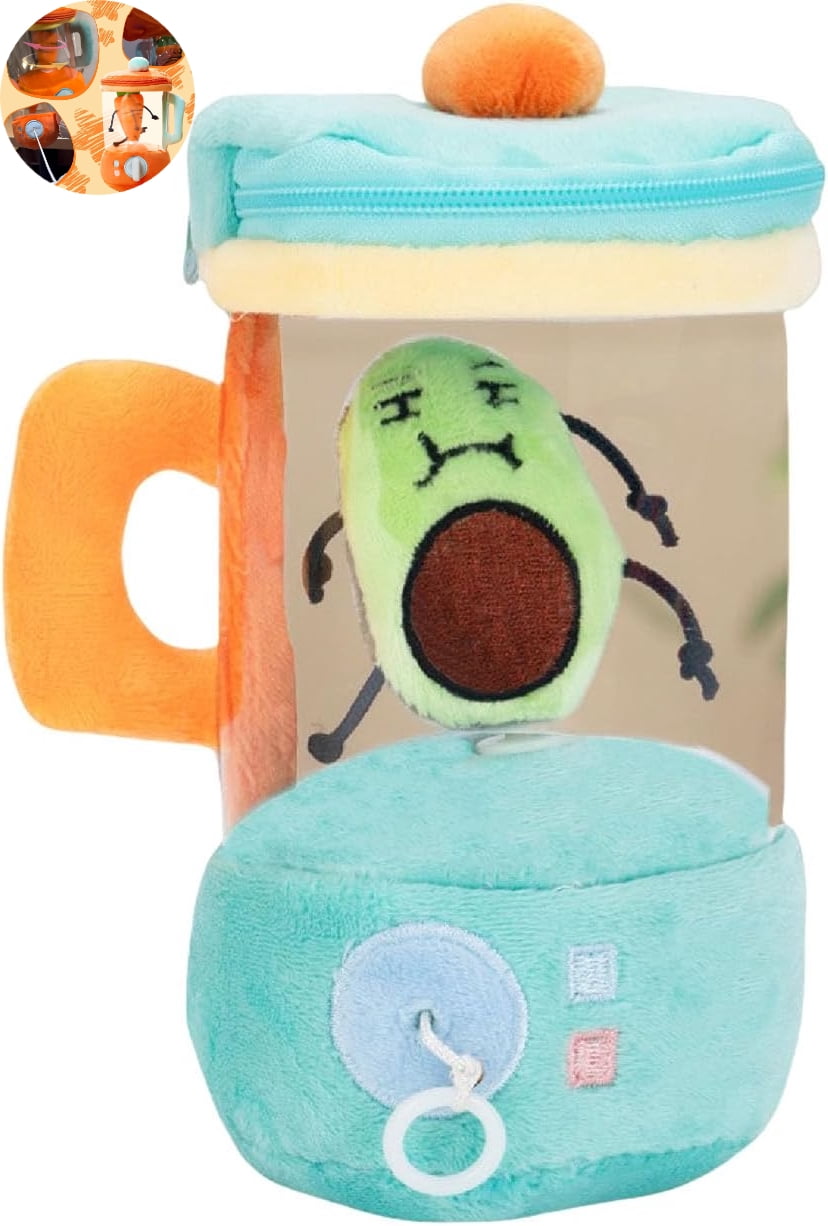 Carrot Blender Plush Toy, Spinning Carrots in a Blenders Stuffy with ...
