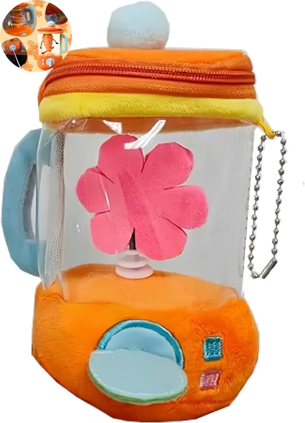 Carrot Blender Plush Toy, Spinning Carrots in a Blenders Stuffy with ...