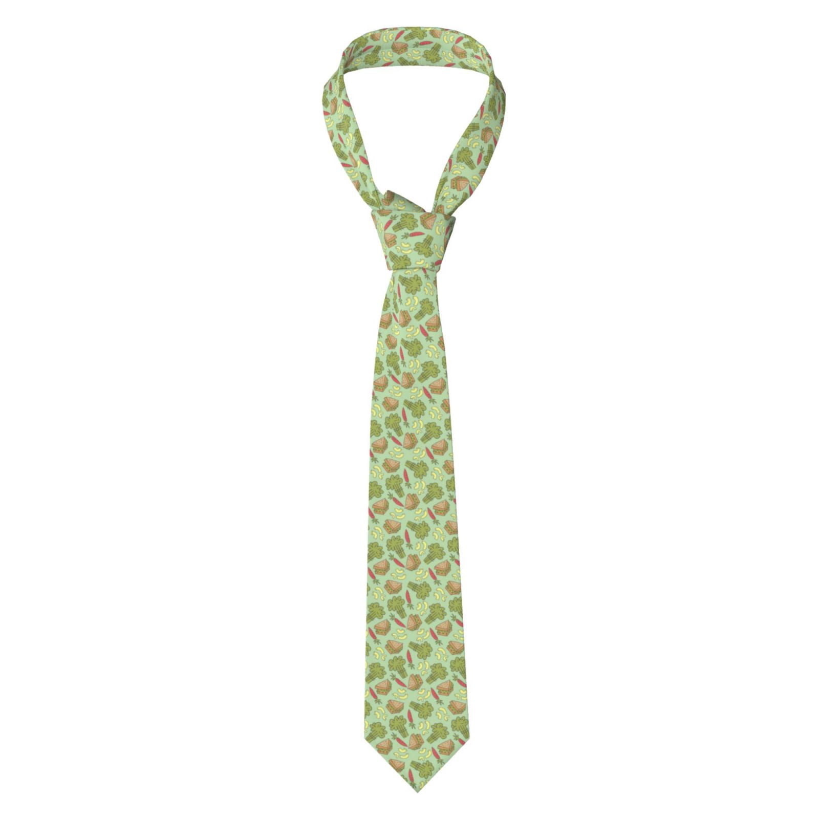 Carrot Broccoli Sandwiches Ties for Men Business Wedding Party Suit ...