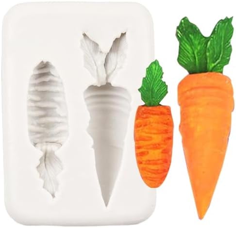 Carrot Easter Silicone Molds Vegetable Carrot Fondant Mold For Cake ...