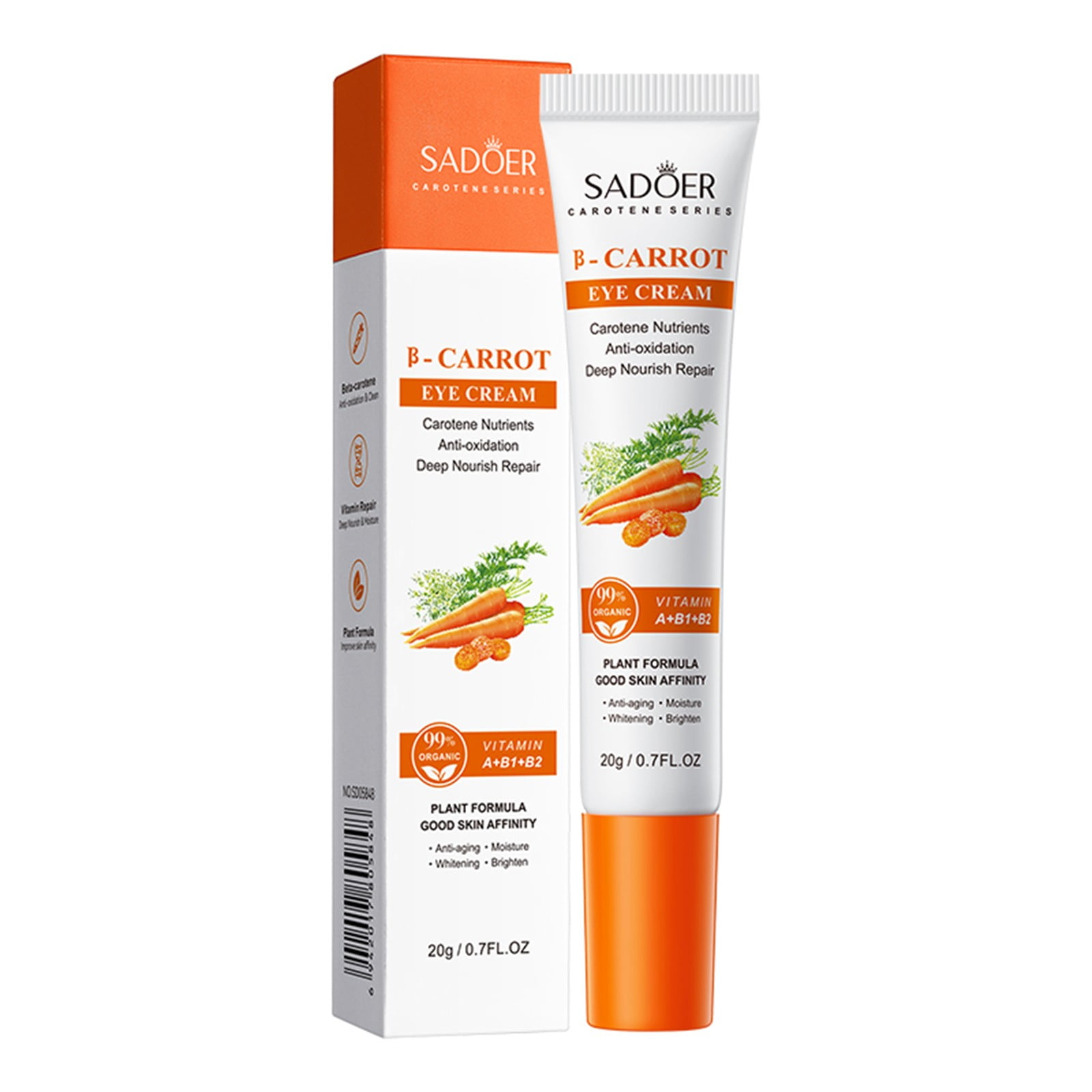 Carrot Extract Eye Cream 0 7oz Hydrating and Nourishing Formula for ...