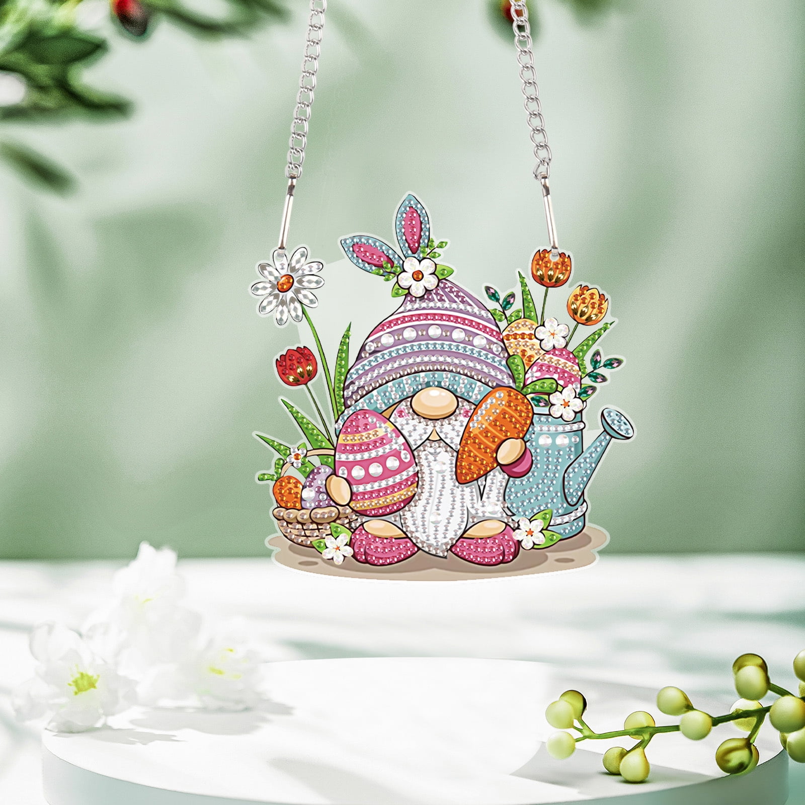 Carrot Gnome Diamond Art Painting Kit Pendant - Walmart Business Supplies
