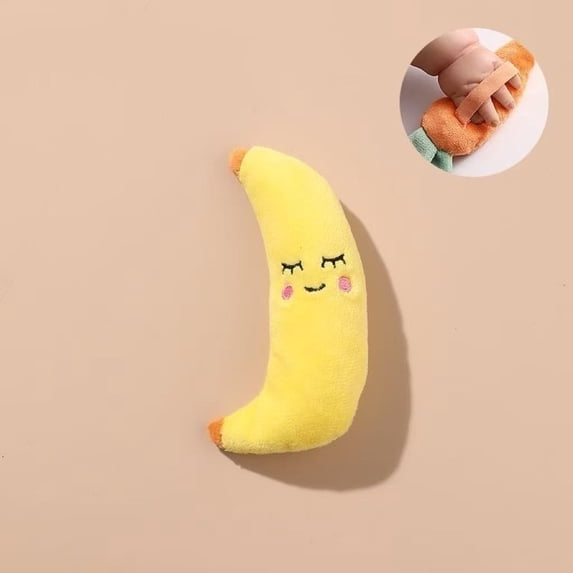 Carrot Handhold Soothing Toy Soft Plush Rattles Comfort Calming Soother ...