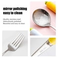 Carrot Handle Stainless Dessert Fork Spoon Ceramic Tableware for Home ...