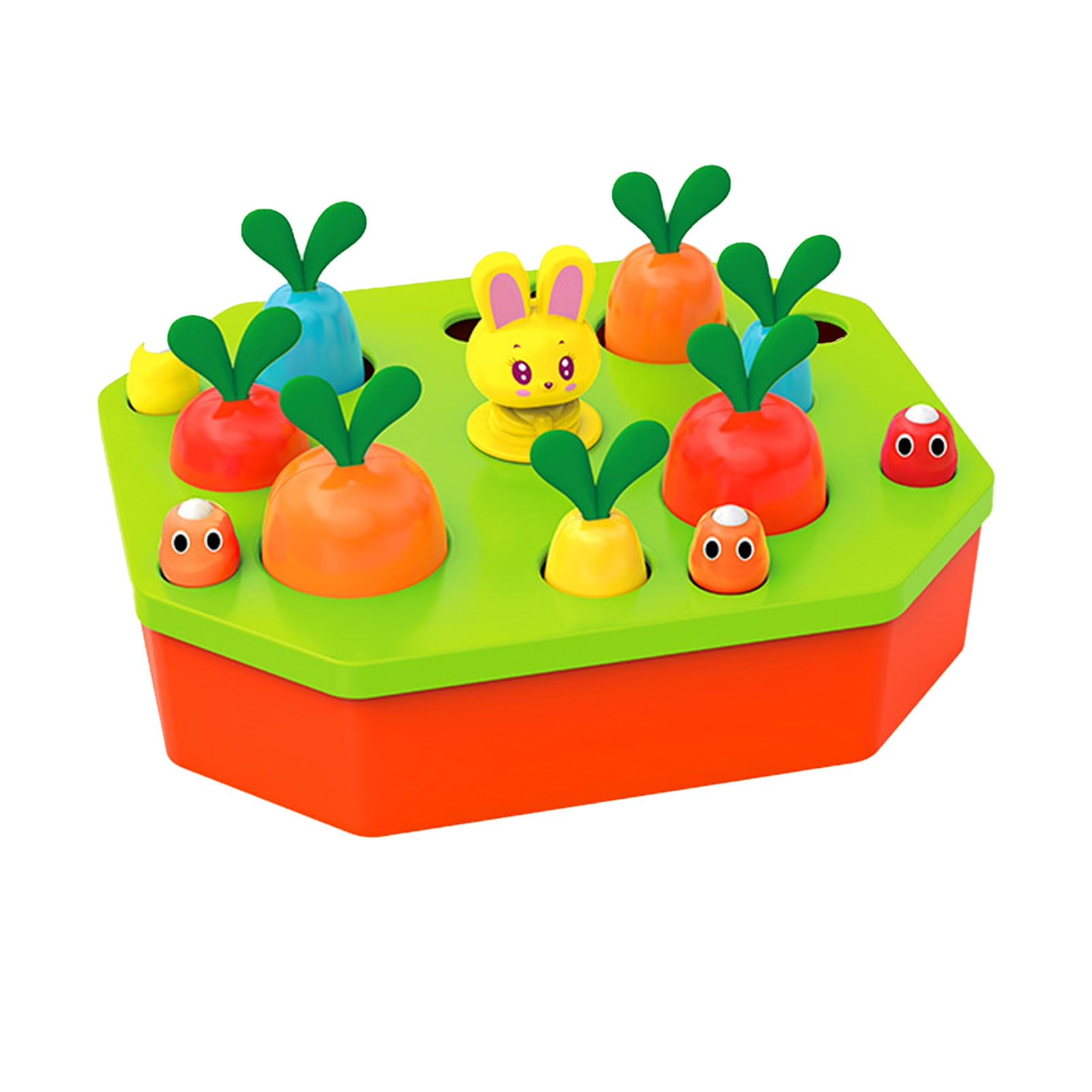 Carrot Harvest Toy Vegetable Memory Game Toy Shape Color Sorting ...