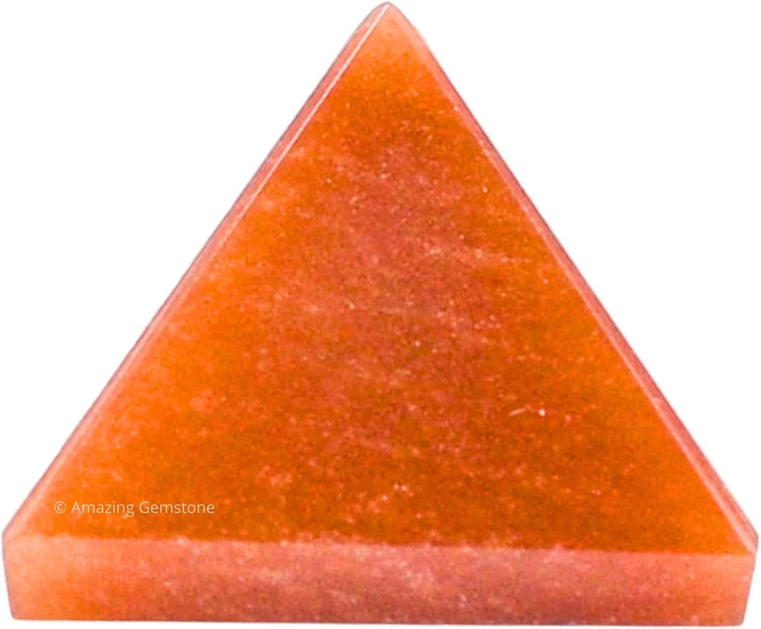 Carrot Jasper Pyramid Crystal Healing Stones - 1" Inch - Walmart.com