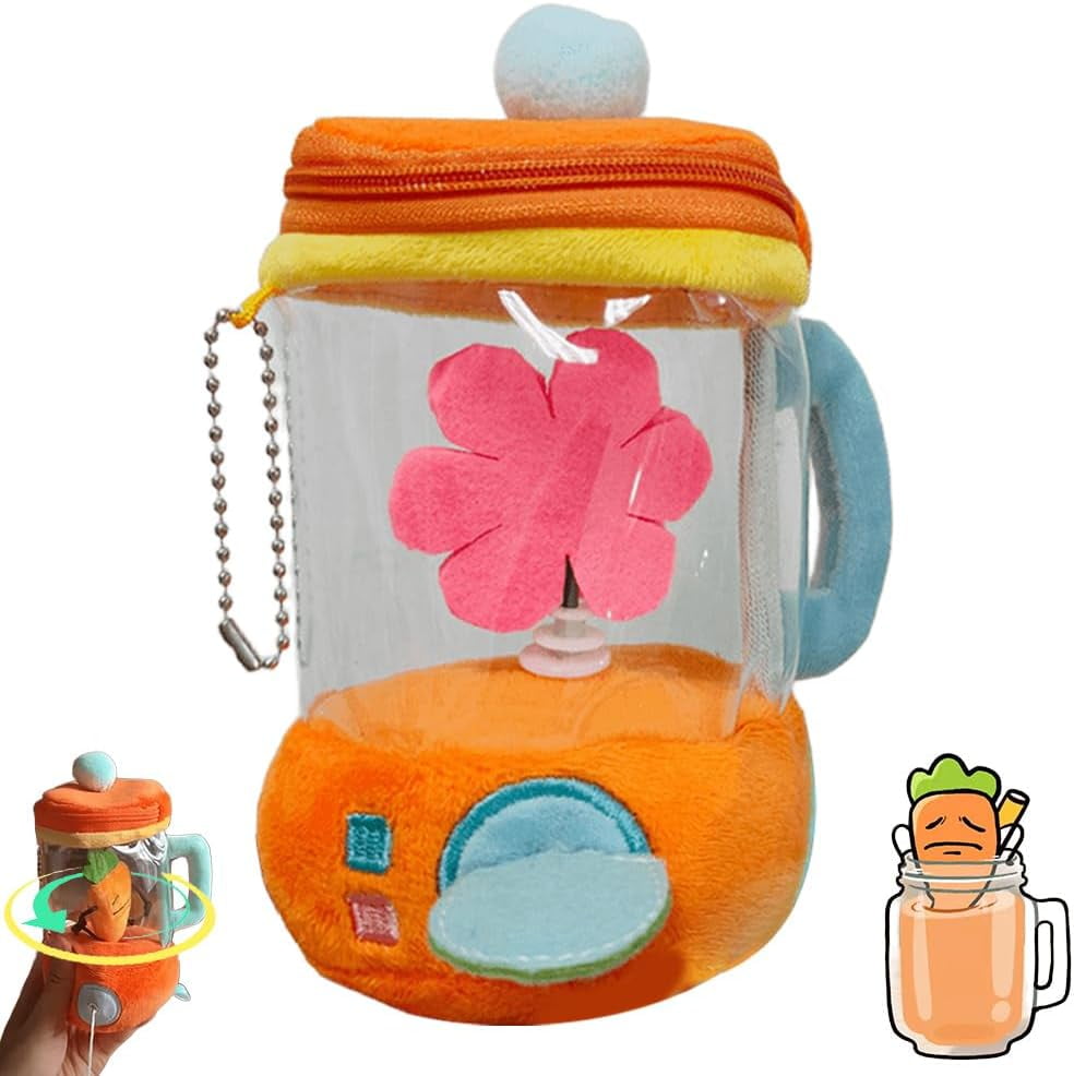 Carrot Juicer Plush Toy - Carrot Blender Plush | Pull String Wind-up ...