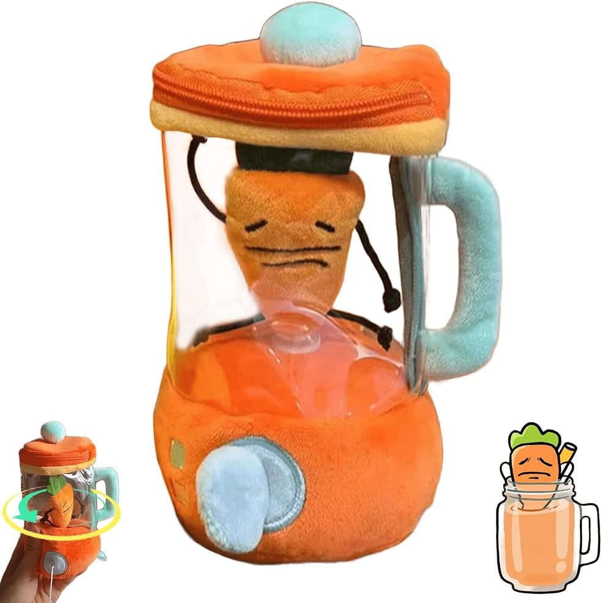 Carrot Juicer Plush Toy - Carrot Blender Plush | Pull String Wind-up ...