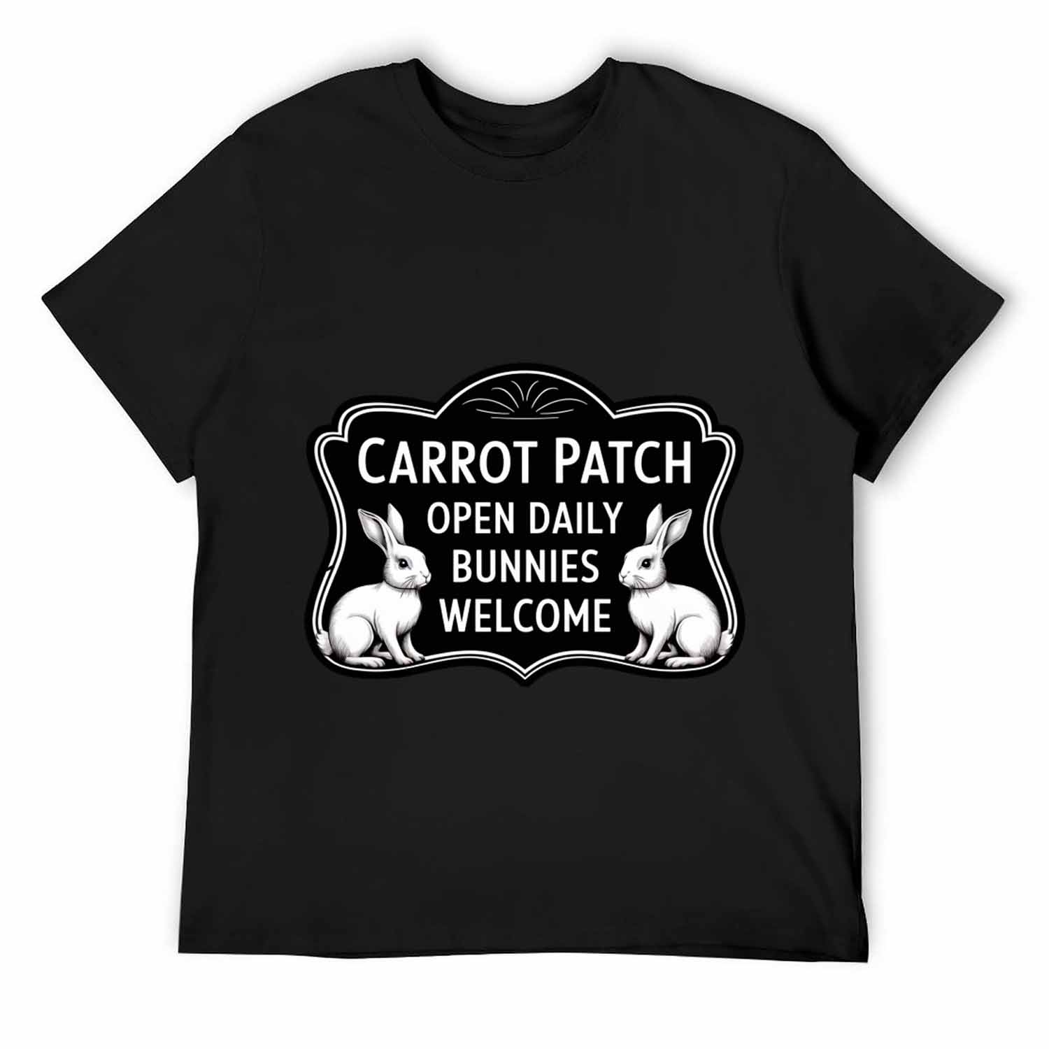 Carrot Patch Open Daily Bunnies Welcome Funny Piano Gift For Men Women ...