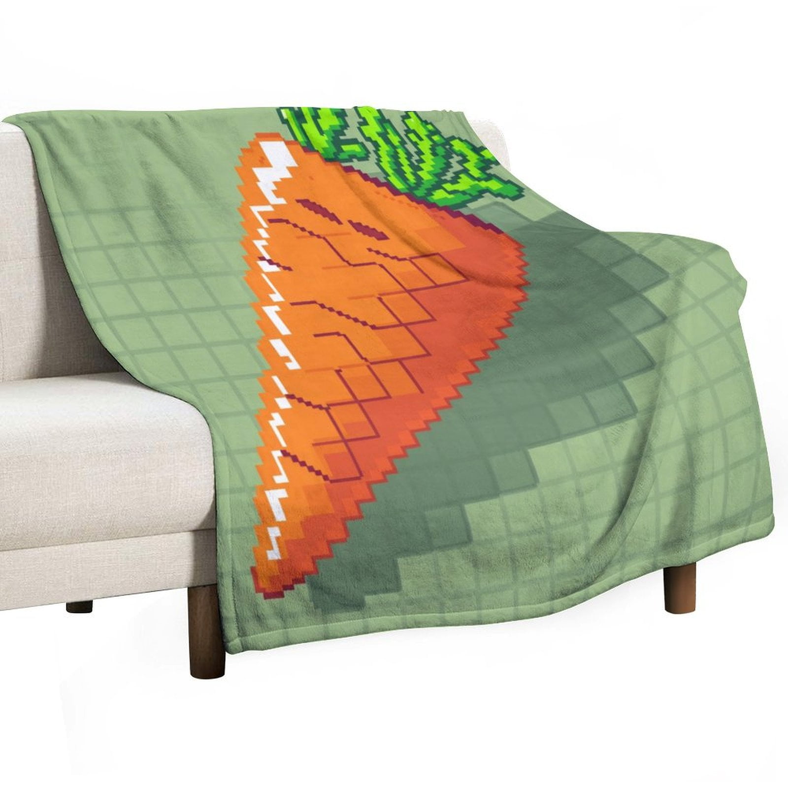 Carrot Plush Throw Blankets Cartoon Cute Blanket for Bedding Outdoor ...
